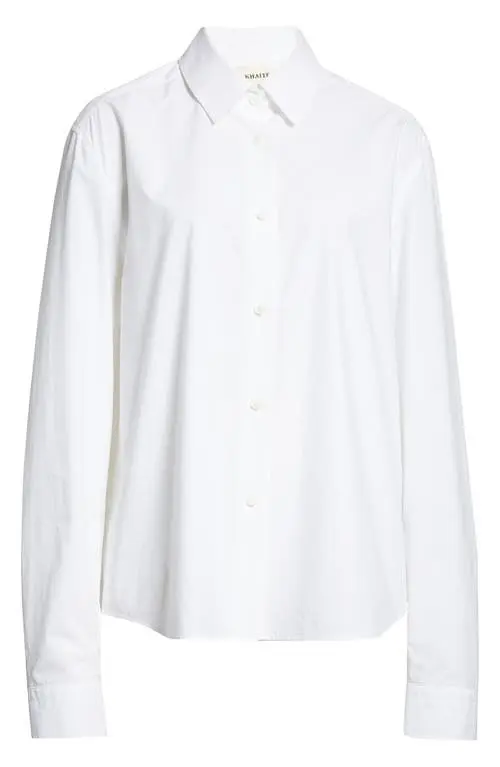 Khaite Argo Cotton Poplin Button-up Shirt