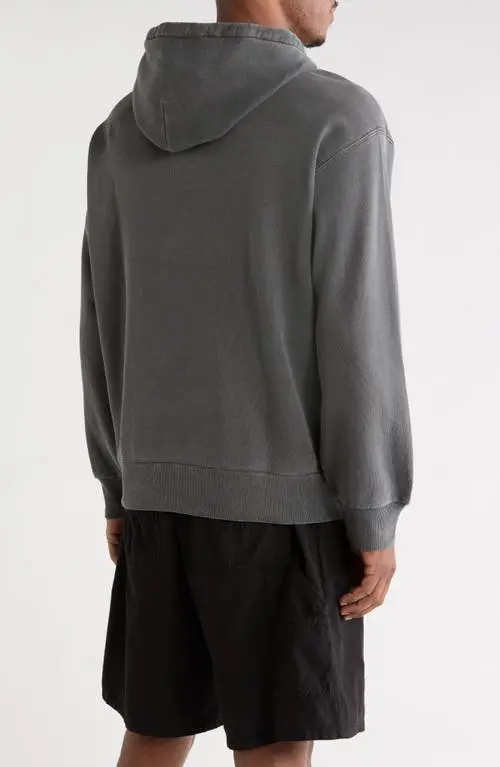 Carhartt Work In Progress Nelson Hoodie - Black Garment Dyed