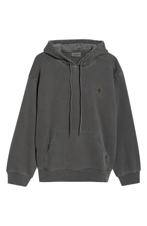 Carhartt Work In Progress Nelson Hoodie - Black Garment Dyed