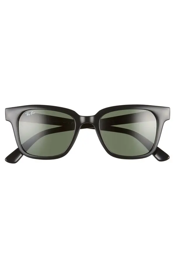 Ray-ban 51mm Wayfarer Sunglasses - Black/ Green