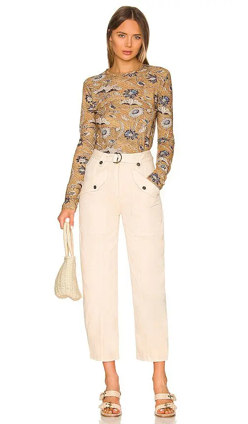 Ulla Johnson Eve Top In Yellow