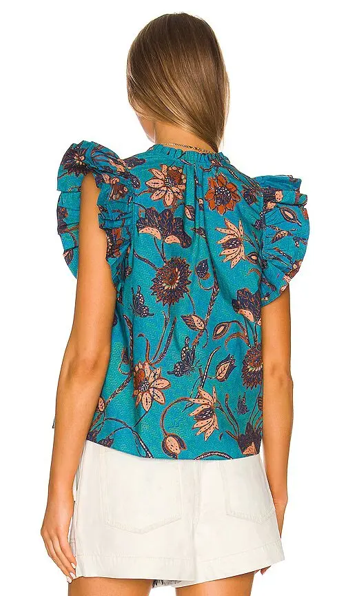 Ulla Johnson Elena Top In Blue