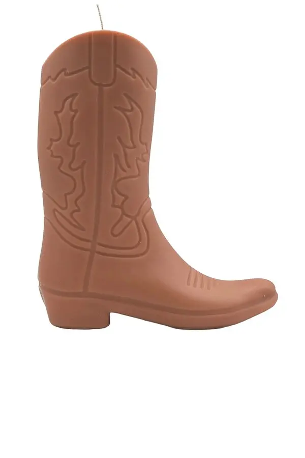 DAVIE OCHO CANDLE CO. Dolly Would Candle In Ivory - Brown