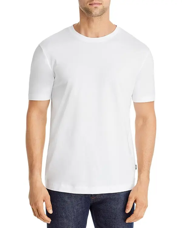 BOSS Thompson 02 Cotton Solid Tee - White