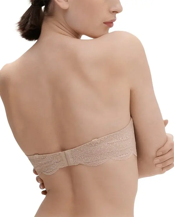 Simone Perele Karma Strapless Plunge Bra - Peau Rose