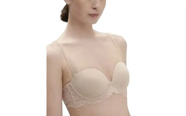 Simone Perele Karma Strapless Plunge Bra - Peau Rose
