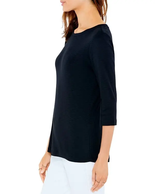 NIC+ZOE Boat Tee - Black Onyx