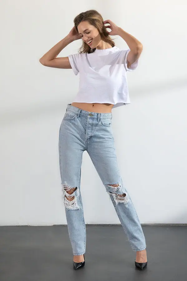SIWY Robbie Relaxed Boyfriend Jeans