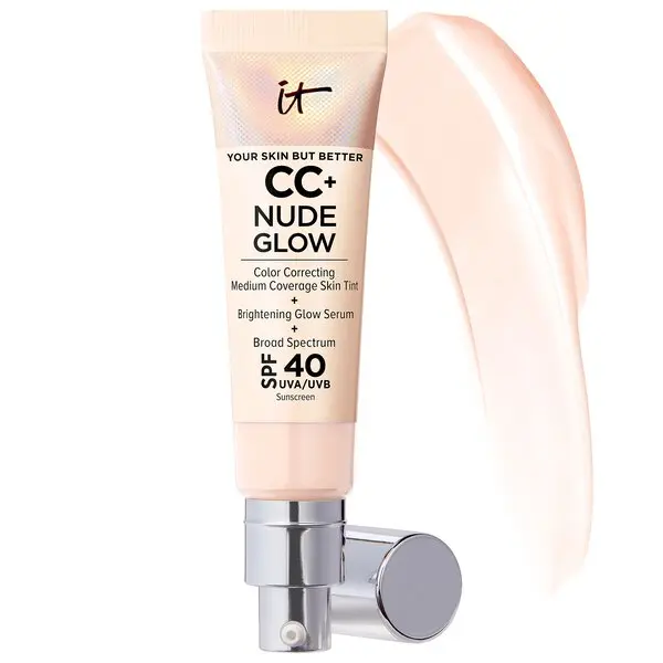 IT COSMETICS Cc+ Nude Glow Lightweight Foundation + Glow Serum With Spf 40 And Niacinamide - Fair Beige