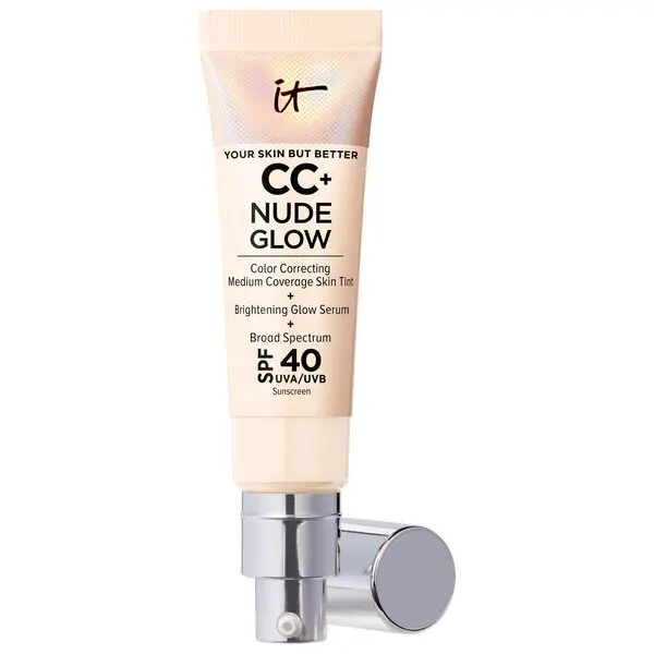 IT COSMETICS Cc+ Nude Glow Lightweight Foundation + Glow Serum With Spf 40 And Niacinamide - Fair Ivory