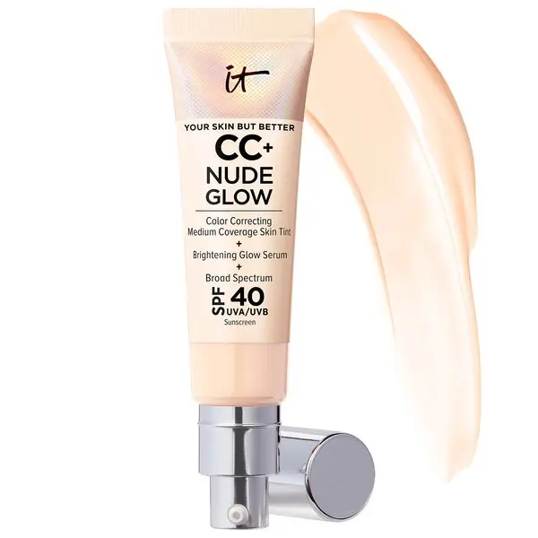 IT COSMETICS Cc+ Nude Glow Lightweight Foundation + Glow Serum With Spf 40 And Niacinamide - Fair Light