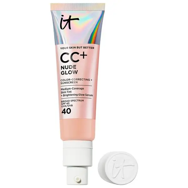 IT COSMETICS Cc+ Nude Glow Lightweight Foundation + Glow Serum With Spf 40 And Niacinamide - Medium Cool