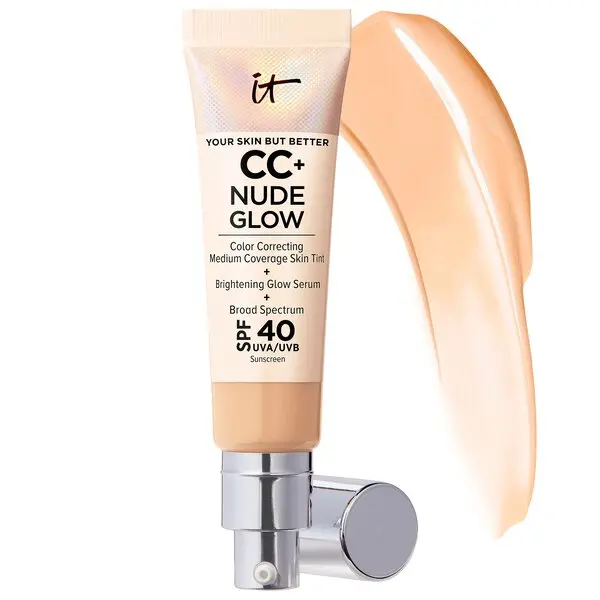 IT COSMETICS Cc+ Nude Glow Lightweight Foundation + Glow Serum With Spf 40 And Niacinamide - Medium