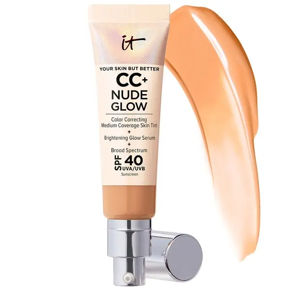 IT COSMETICS Cc+ Nude Glow Lightweight Foundation + Glow Serum With Spf 40 And Niacinamide - Neutral Tan