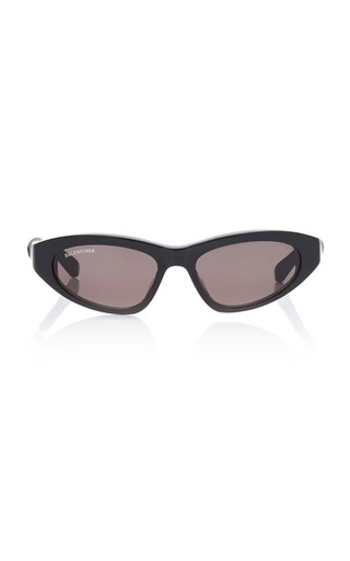 Balenciaga Twisted Cat-eye Acetate Sunglasses - Black