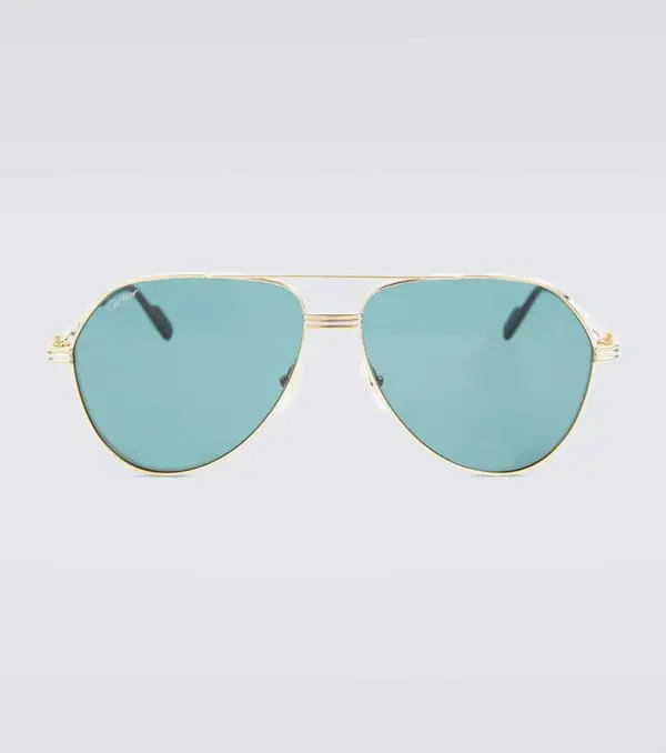 CARTIER Aviator Sunglasses - Gold