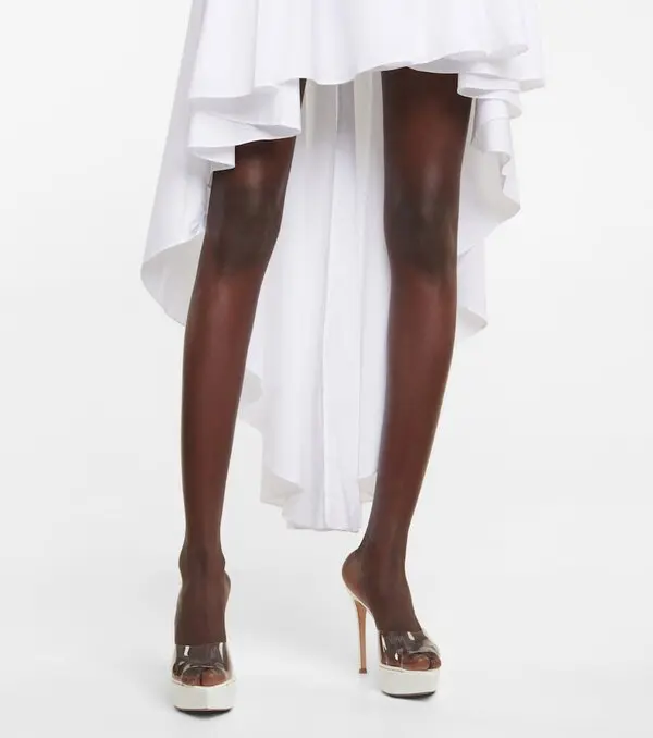 GIANVITO ROSSI Betty Pvc And Leather Sandals