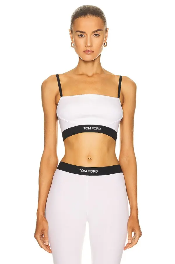 TOM FORD Signature Unpadded Top - White