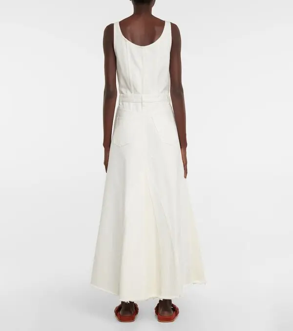 white christmas dresses Rochelle Denim Mini Dress