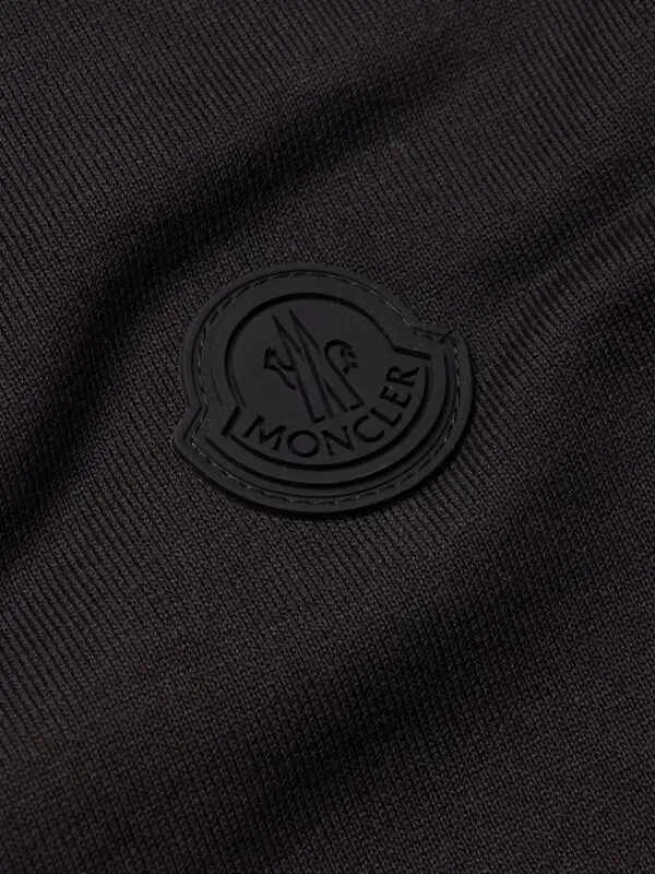 Moncler Logo-print Cotton-jersey Zip-up Sweatshirt
