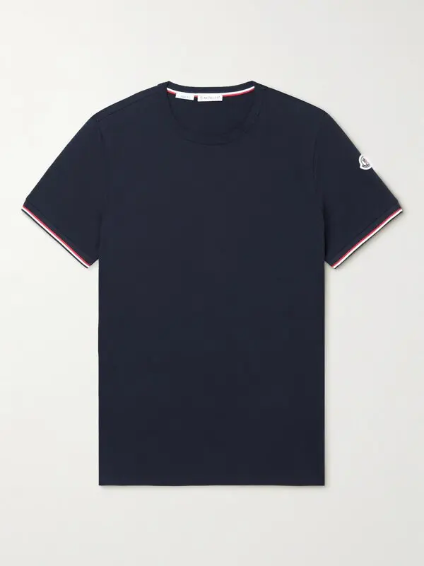 Moncler Stretch-cotton Jersey T-shirt
