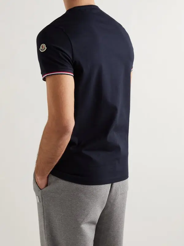 Moncler Stretch-cotton Jersey T-shirt