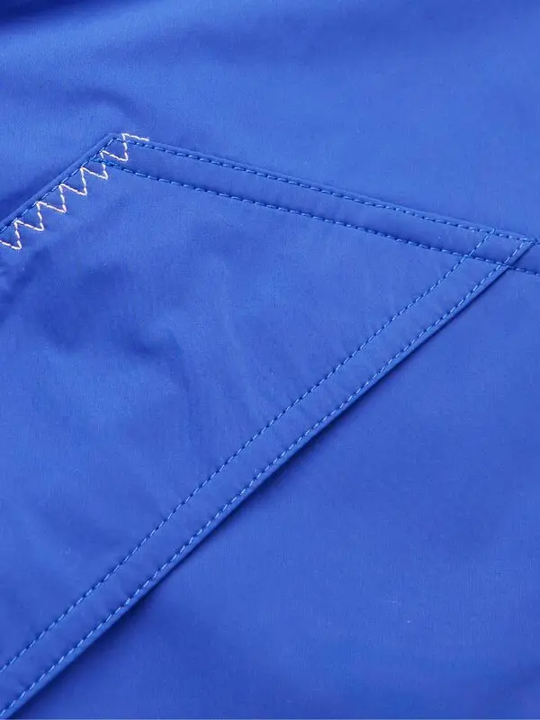 Moncler Fujio Logo-appliquéd Shell Hooded Jacket - Blue