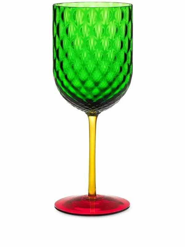 Dolce & Gabbana Murano Wine Glass - Green
