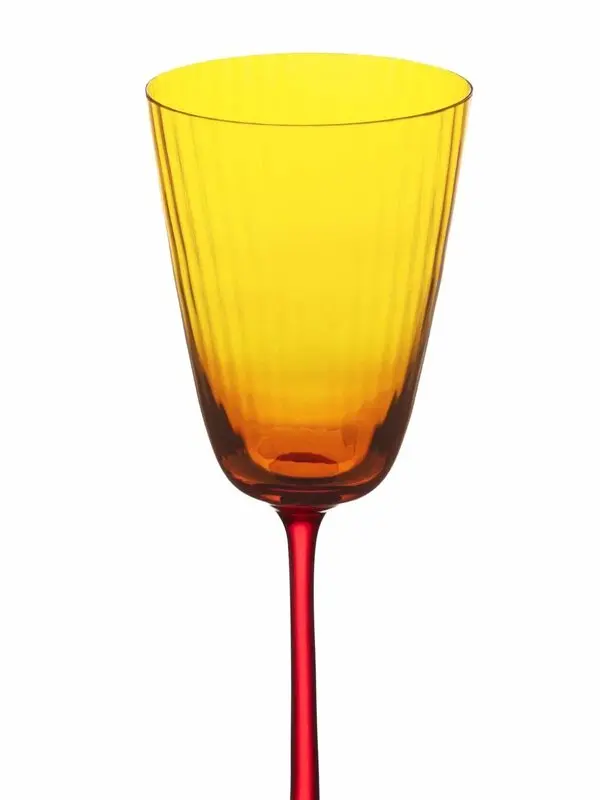Dolce & Gabbana Murano Wine Glass - Yellow