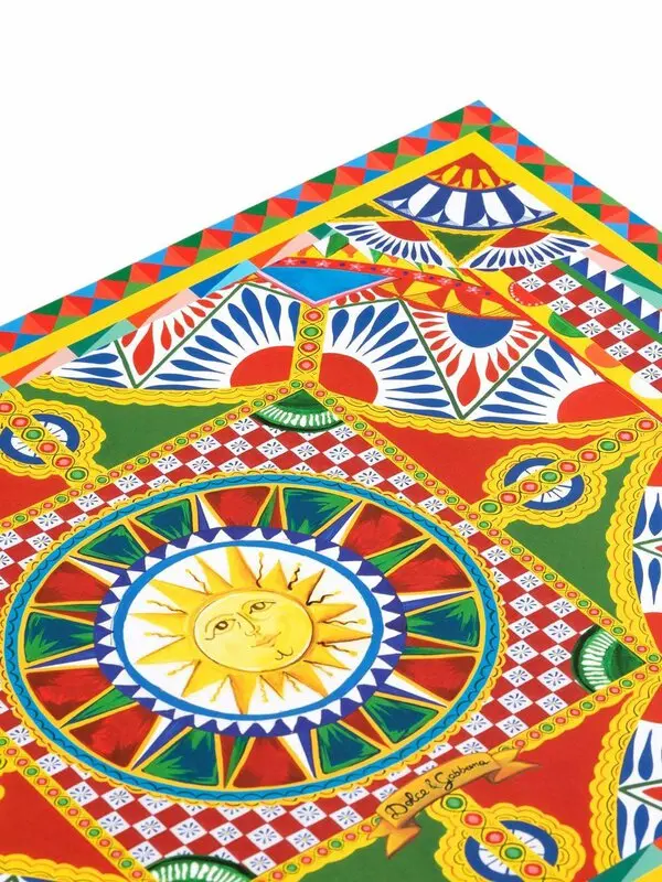 Dolce & Gabbana Carretto-print Paper Placemats