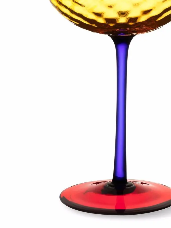 Dolce & Gabbana Hand-blown Murano Champagne Glass - Yellow