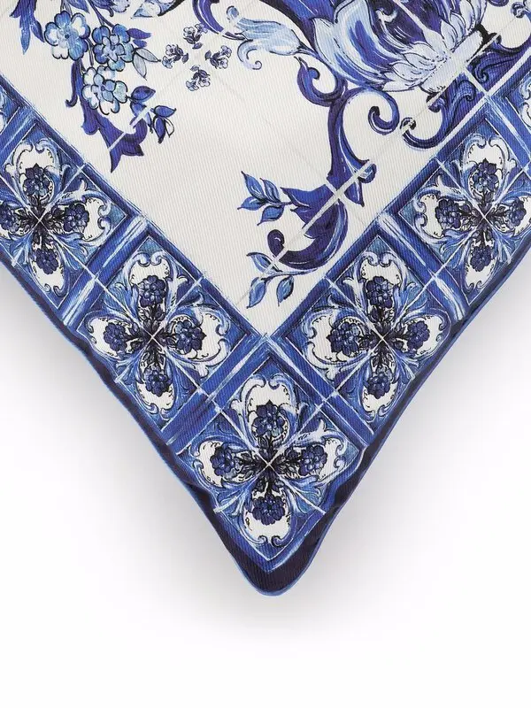 Dolce & Gabbana Mediterraneo-print Silk Cushion