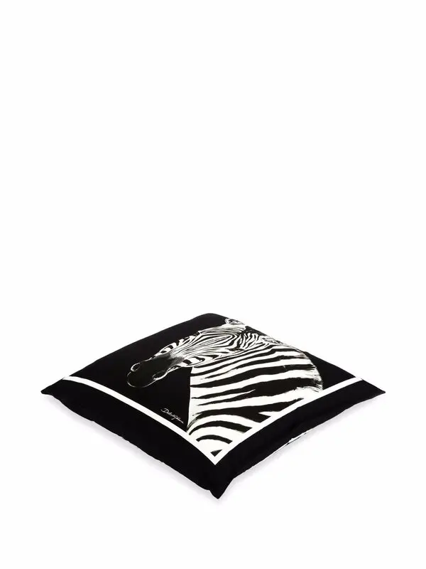 Dolce & Gabbana Zebra-print Square Cushion
