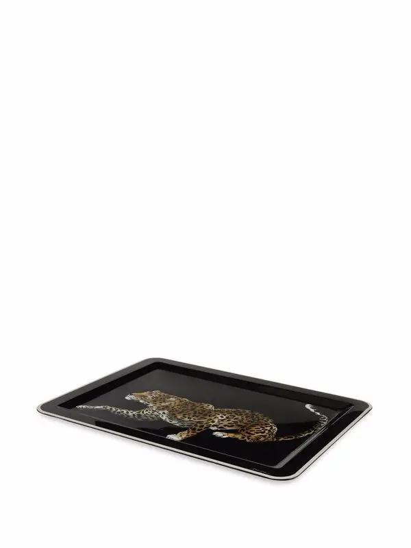 Dolce & Gabbana Large Leopard-print Tray