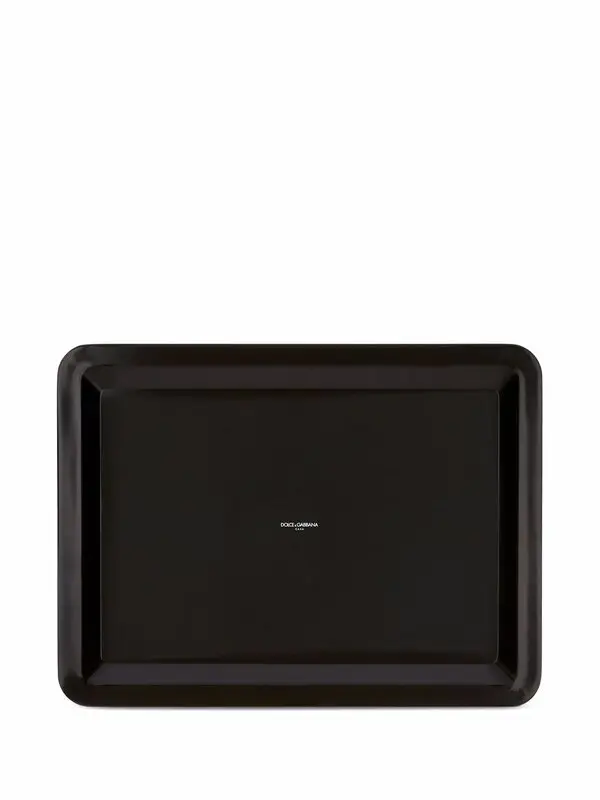 Dolce & Gabbana Large Leopard-print Tray