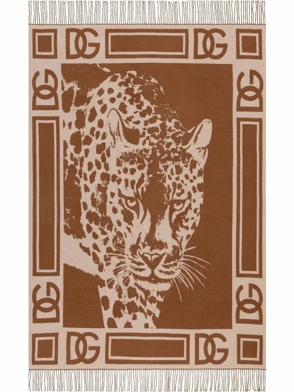 Dolce & Gabbana Cashmere Jacquard Blanket