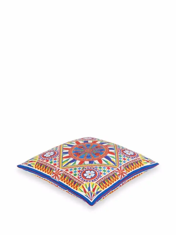 Dolce & Gabbana Carretto Print Cushion
