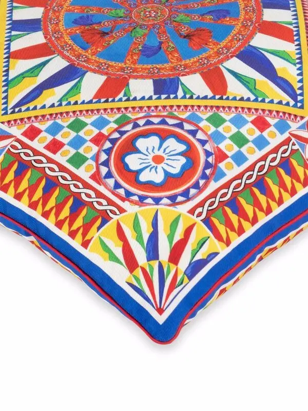 Dolce & Gabbana Carretto Print Cushion