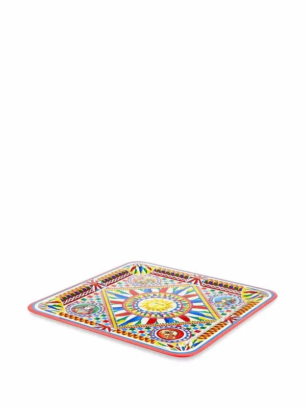 Dolce & Gabbana Large Carretto-print Tray