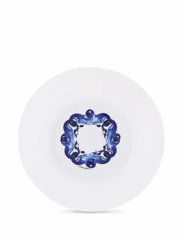 Dolce & Gabbana Blu Mediterraneo Porcelain Dessert Plates