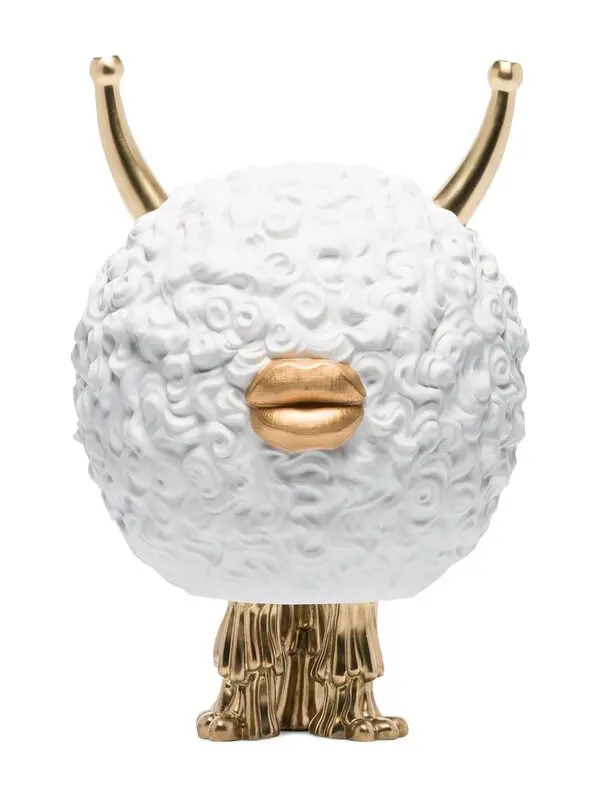 L'Objet X Haas Brothers Monster Gold-tone Incense Burner - White