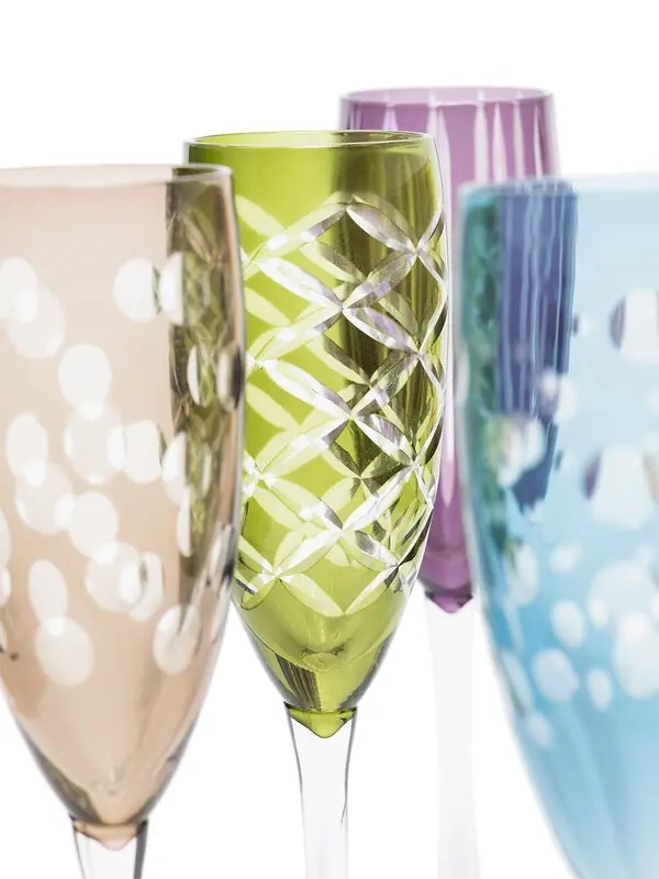 POLSPOTTEN Cuttings Champagne Glasses