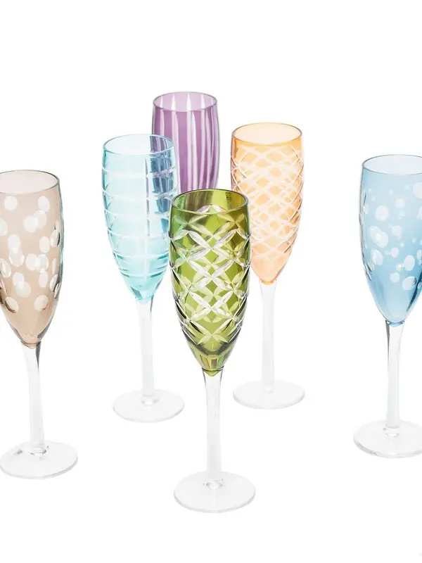 POLSPOTTEN Cuttings Champagne Glasses