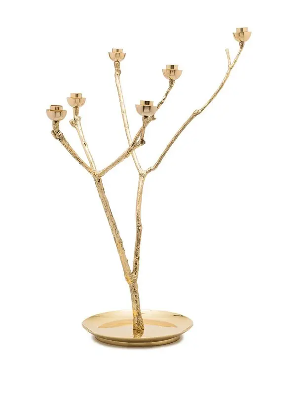POLSPOTTEN Twiggy Textured Candle Holder