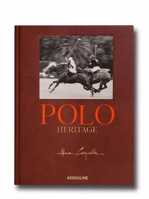 Assouline Polo Heritage Aline Coquelle Coffee Table Book - Brown
