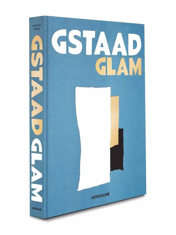 Assouline Gstaad Glam Geoffrey Moore Coffee Table Book - Blue