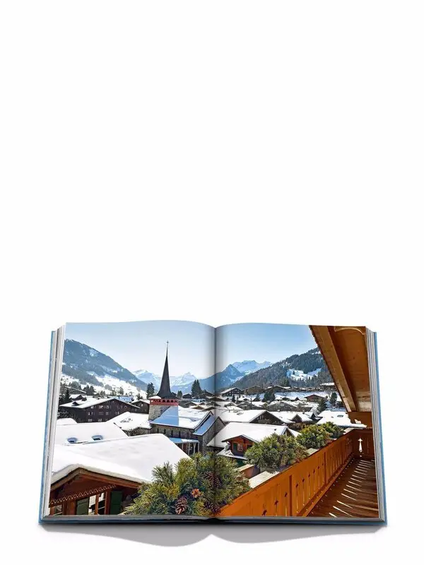 Assouline Gstaad Glam Geoffrey Moore Coffee Table Book - Blue