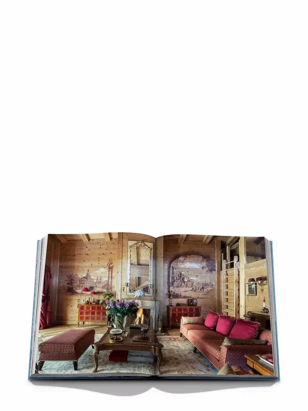 Assouline Gstaad Glam Geoffrey Moore Coffee Table Book - Blue