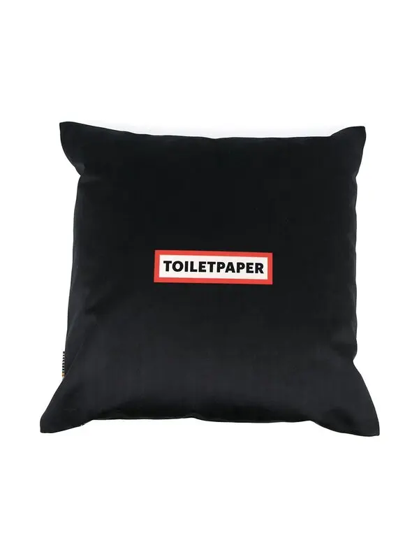 SELETTI X Toiletpaper Lipstick Cushion - Black