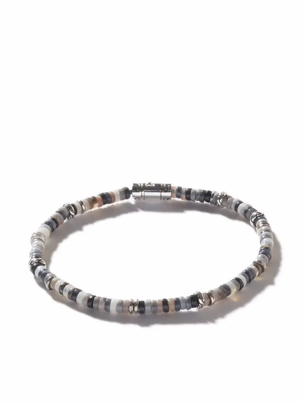 John Hardy Classic Chain Heishi Bracelet - Grey